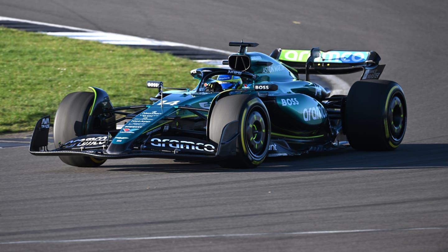 Aston Martin AMR24 Silverstone shakedown: Fernando Alonso and Lance ...