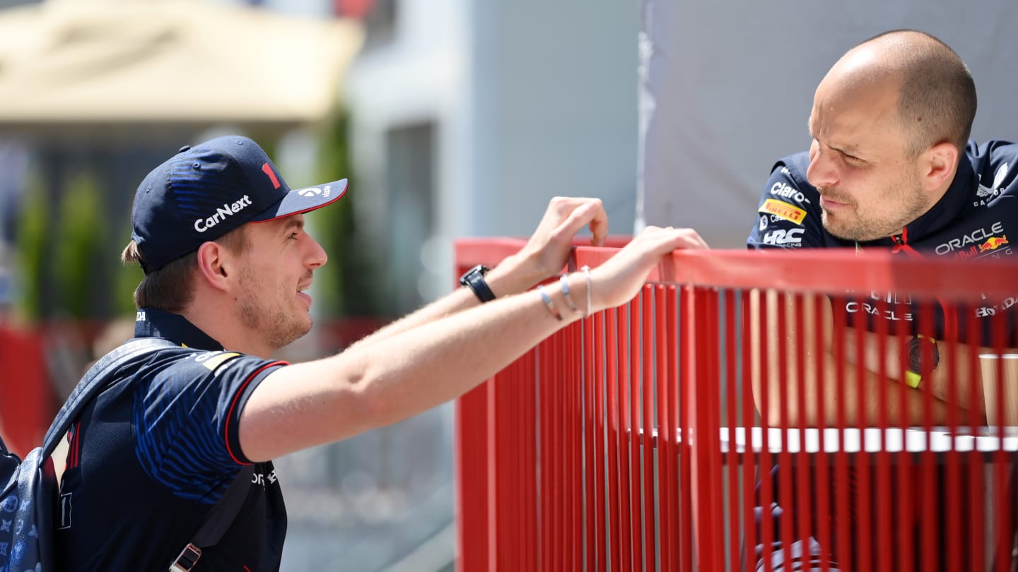 ‘Use your head a bit more’ – Relive the terse radio messages between Verstappen and engineer ...