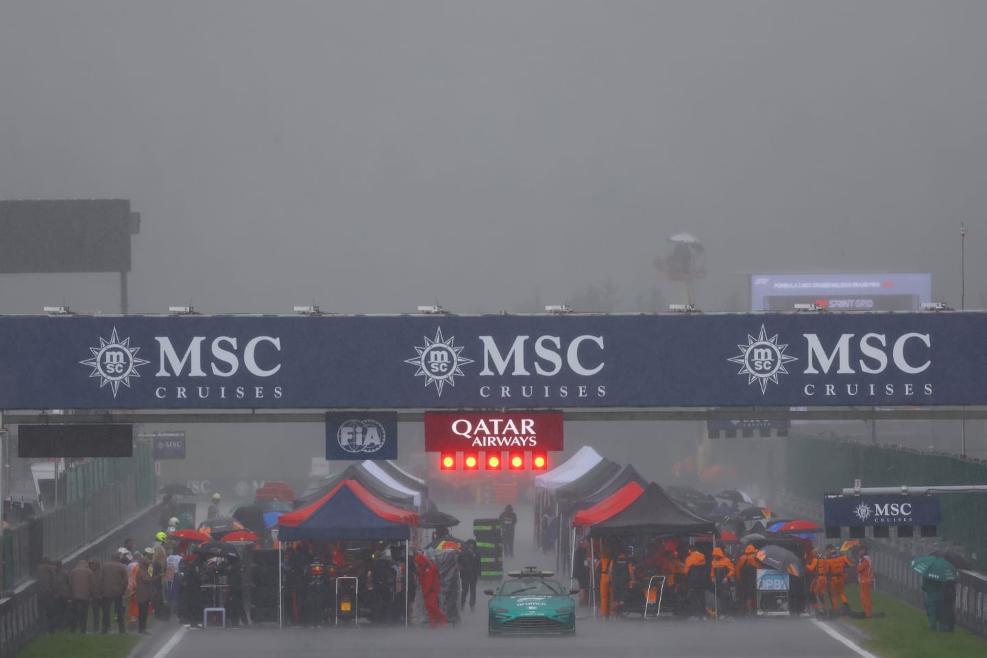 Verstappen overhauls Piastri in rain-hit Sprint race at Spa ...