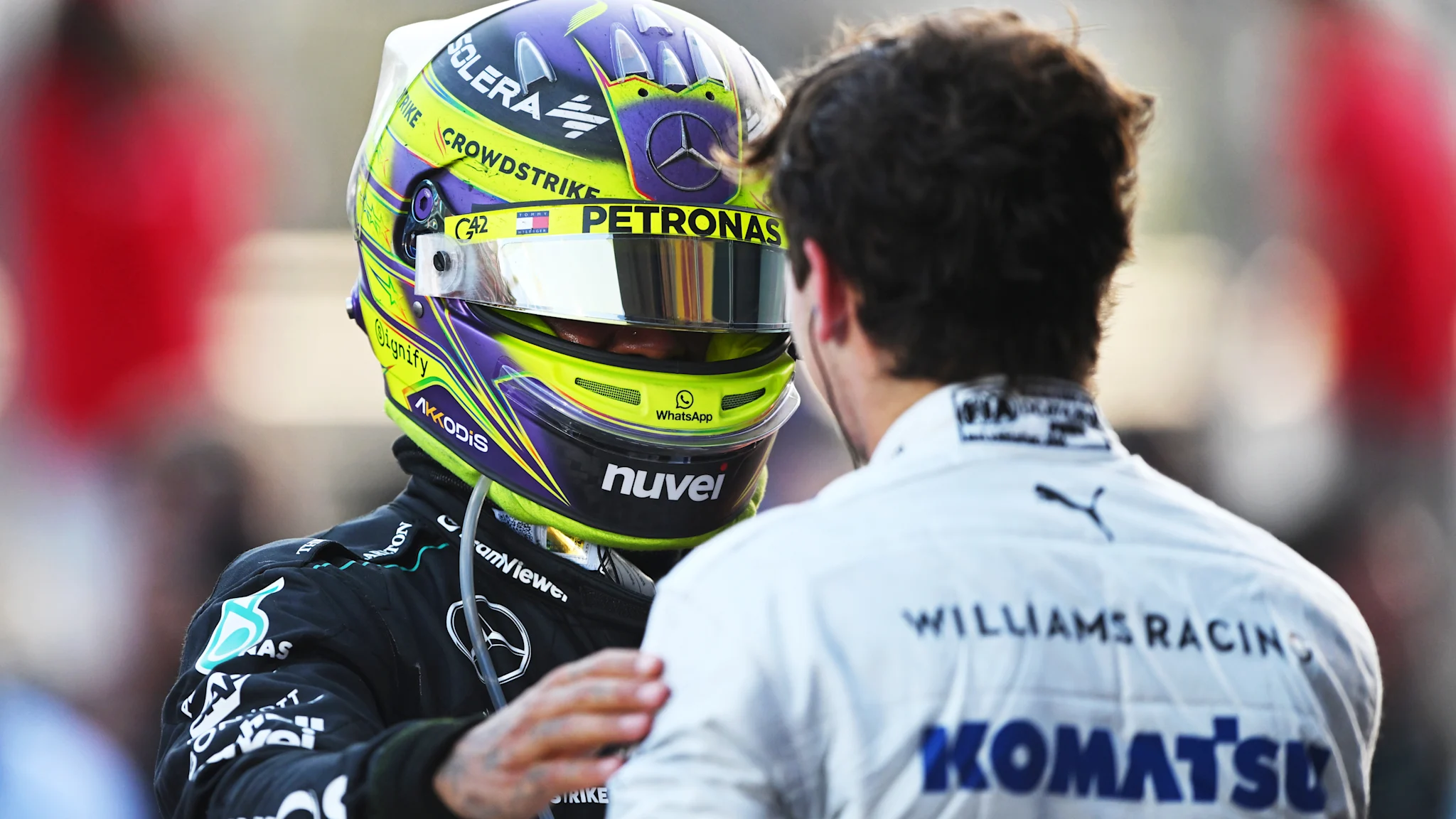 Hamilton praises ‘talented’ Colapinto and Bearman as he explains why he ...