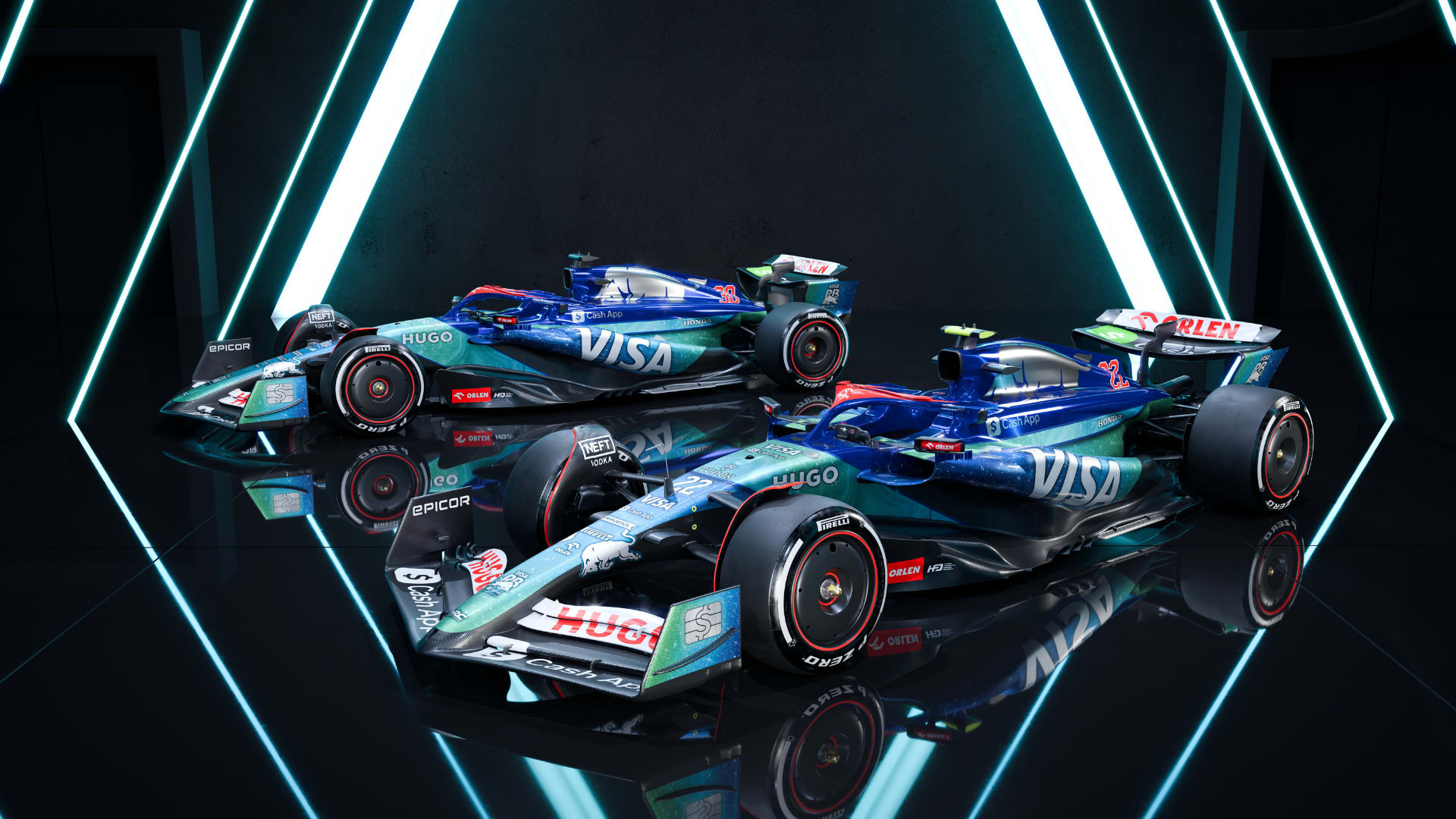 GALLERY: RB reveal special glitter-inspired livery for Las Vegas Grand ...