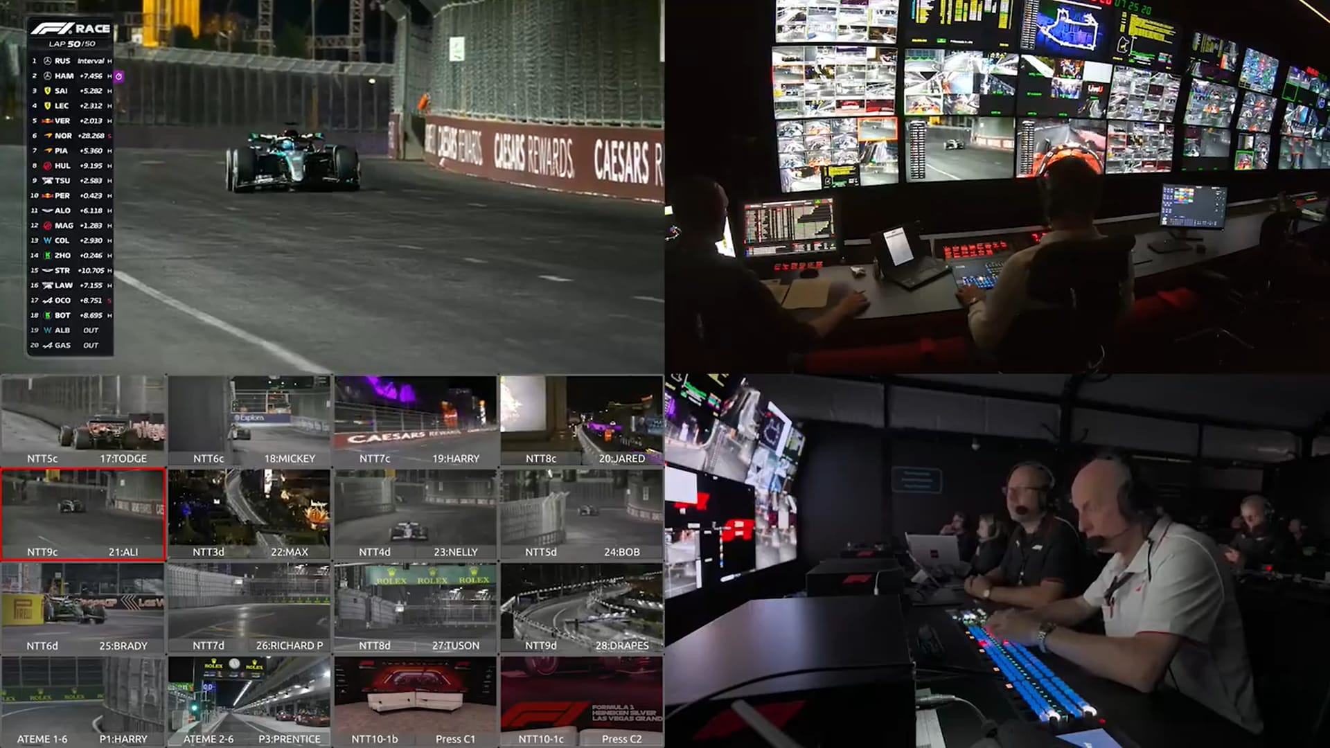 WATCH: Behind The Broadcast – How F1 captures the Las Vegas Grand Prix ...