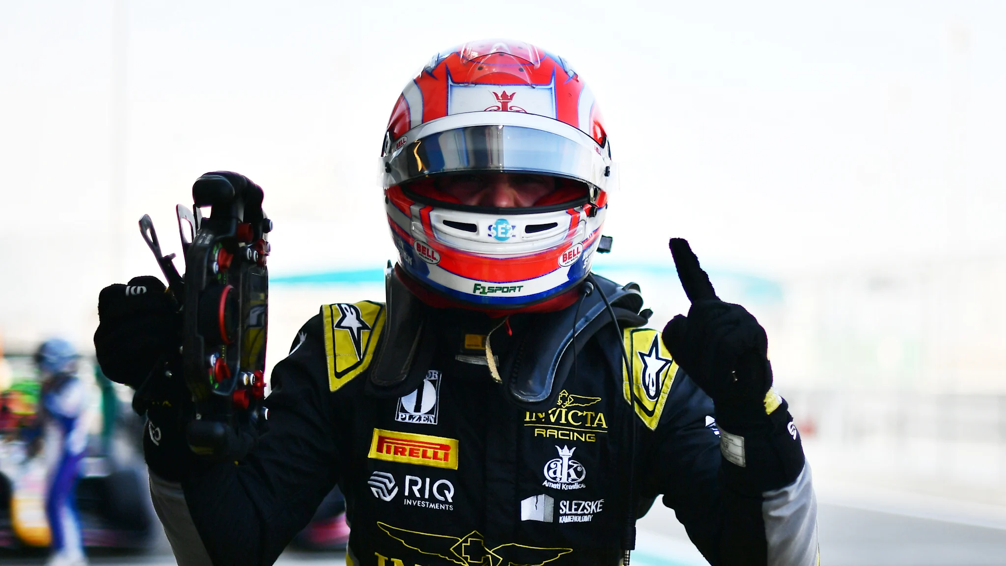 F2: Roman Stanek impresses to take pole ahead of Jak Crawford and ...