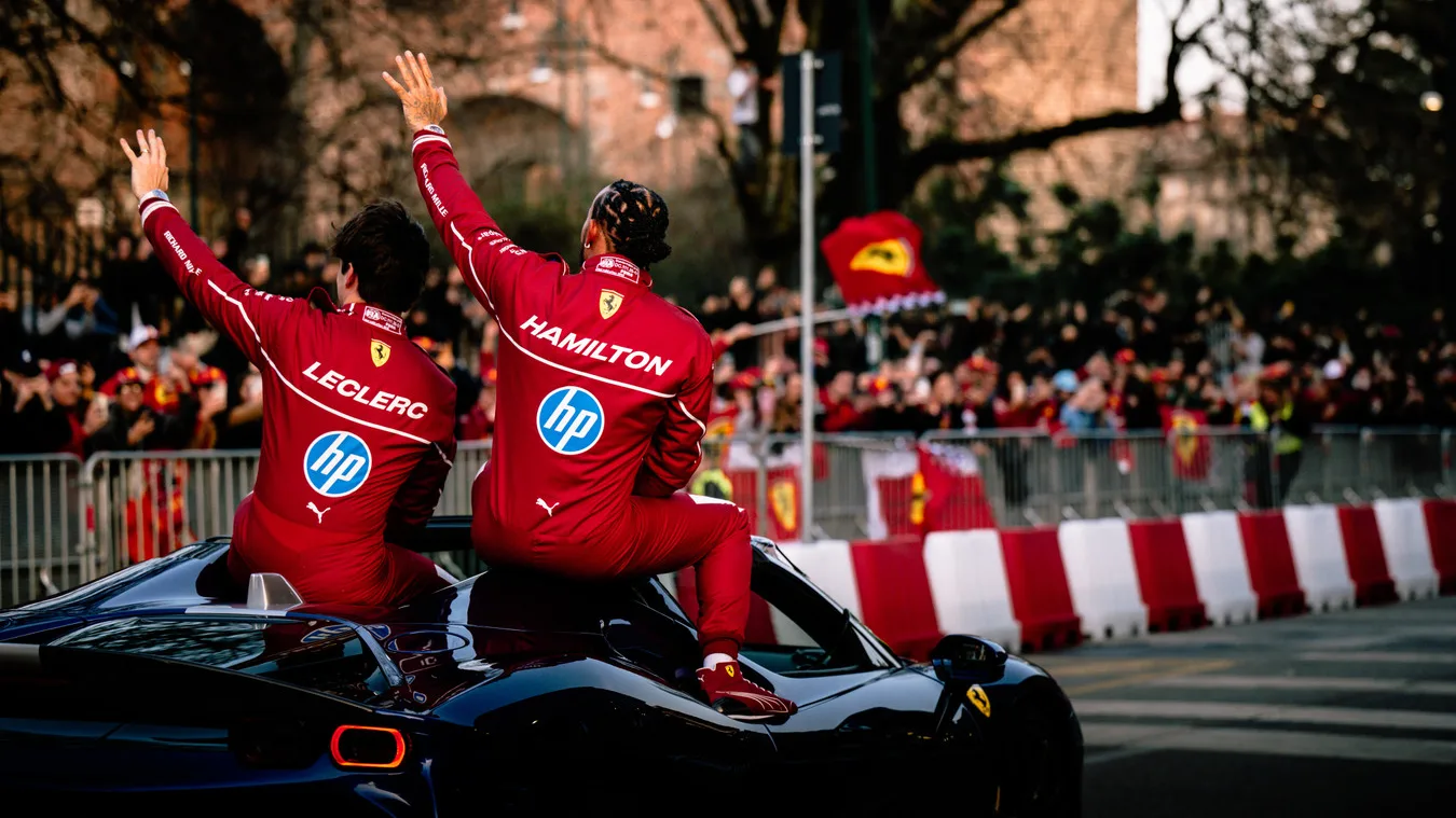 GALLERY: Lewis Hamilton and Charles Leclerc put on spectacular show for ...
