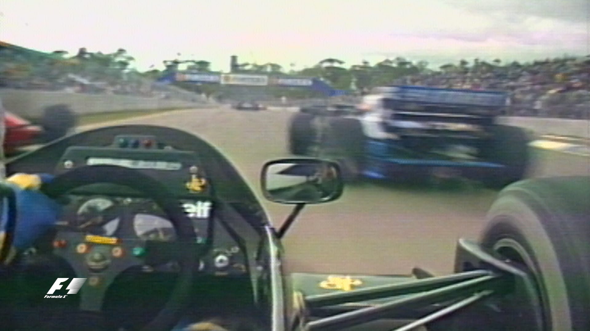 Classic onboard camera lap - ride with Johnny Dumfries at Adelaide ‘86